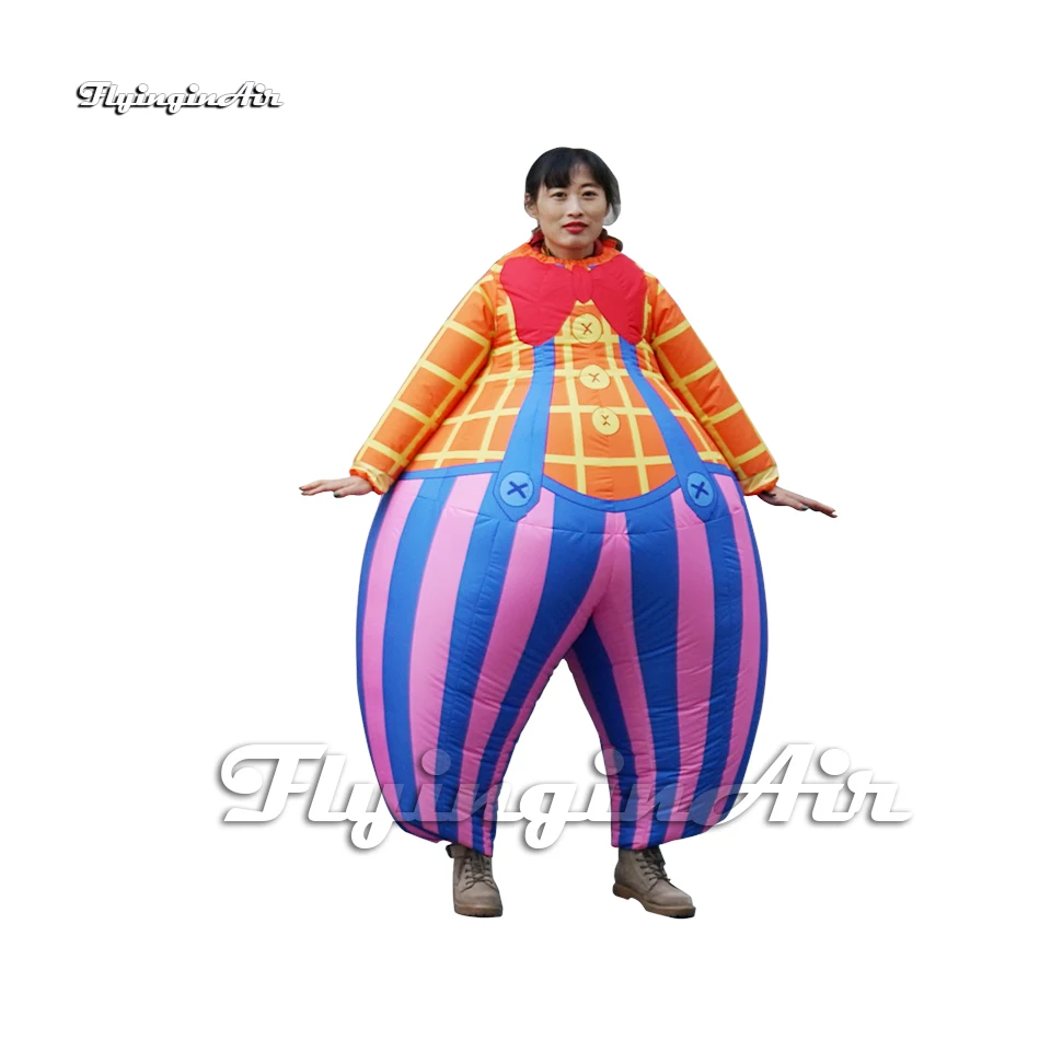 Customized Full Printing Inflatable Fat Suit Walking Blow Up Clown ...