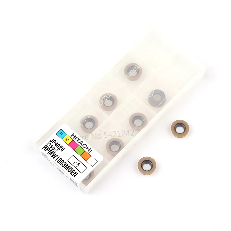 10pcs RPMW1003 MOEN JP4020 Carbide Insert Internal Round CNC Metal Milling Turning Tools R5 ...