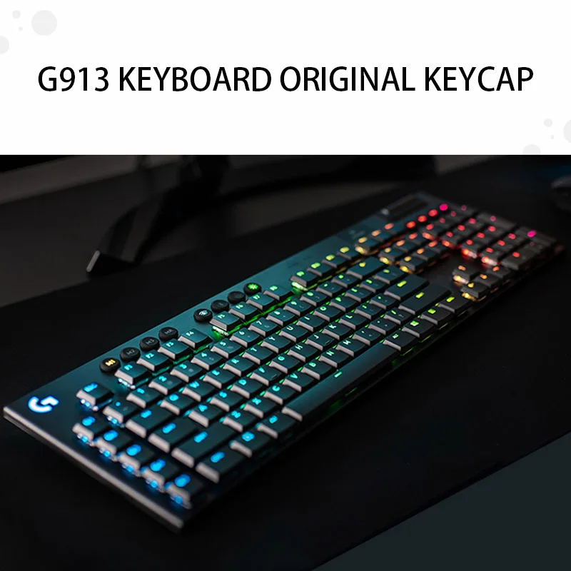 Para logitech g913 tkl 87/109 chave original keycap terno adequado para ...