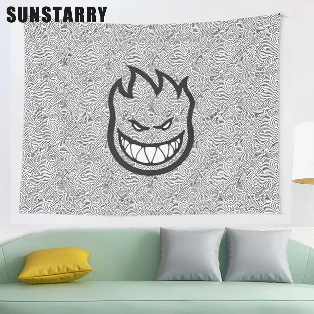 Spitfire Pattern Skate tapestry Art Wall Hanging Tapestries for Living ...