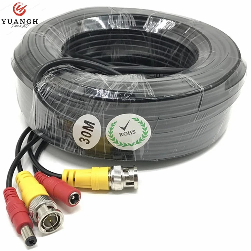 BNC-Cable-Security-AHD-CCTV-Camera-Cable-DC-12V-Power-Copper-Core-For ...