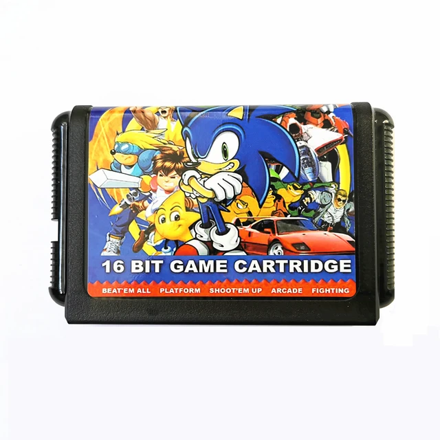 Sega Genesis Game Cartridges
