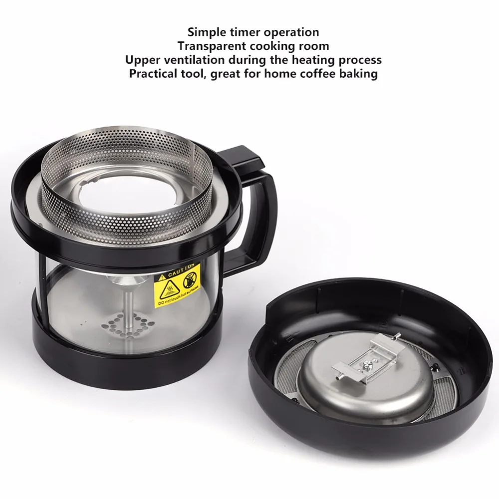 New Home Coffee Roaster Electric Mini No Smoke Coffee Beans Baking ...