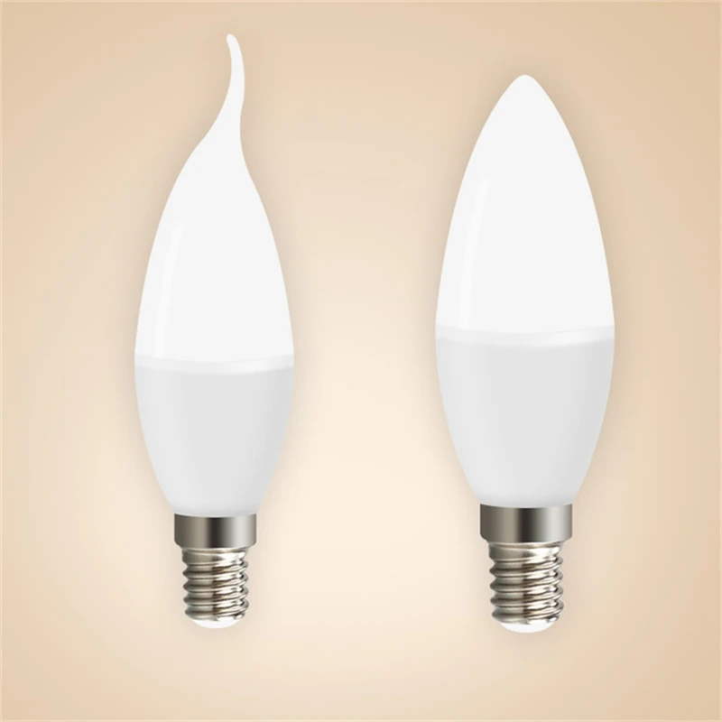 Led-Candle-Bulb-E14-5W-7W-10W-220V-Save-Energy-spotlight-Warm-cool ...
