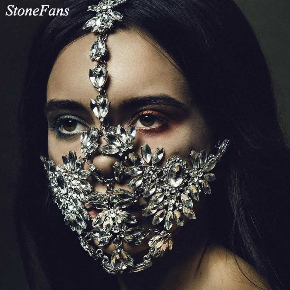 Facial Rhinestone Designs