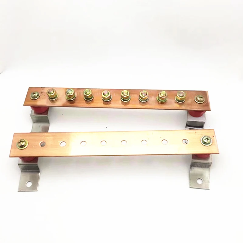 3*30*300 T2 Equipotential Copper Bus Bar Connecting Terminal Block ...