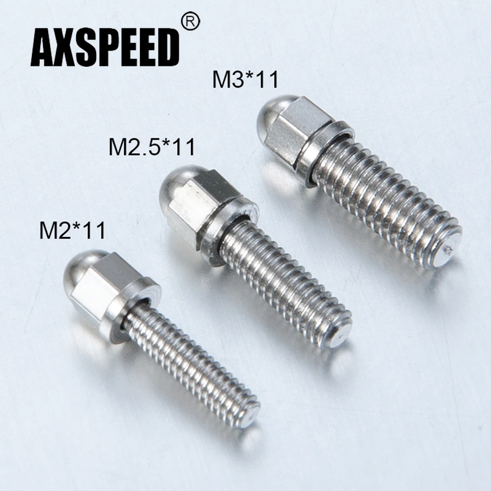 AXSPEED-10Pcs-Metal-M2-M2-5-M3-Ball-Head-Hex-Screws-Tool-for-Axial ...