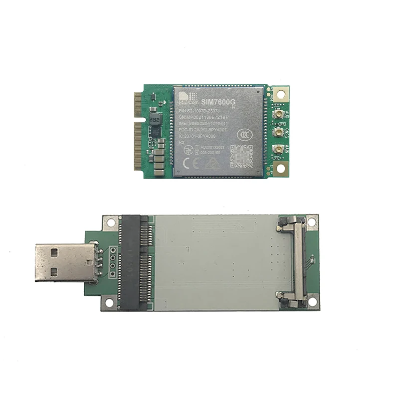 SIMCOM-SIM7600G-H-PCIE-to-USB-Adapter-CAT4-Module-global-version-for ...