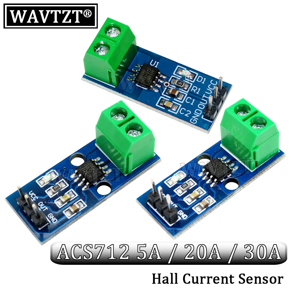 WAVTZT-ACS712-5A-20A-30A-Range-Hall-Current-Sensor-Module-ACS712-Module ...