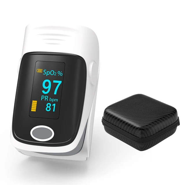 Professional Pulse Oximeter OLED Blood Oxygen Oximeter PR SpO2 Blood ...