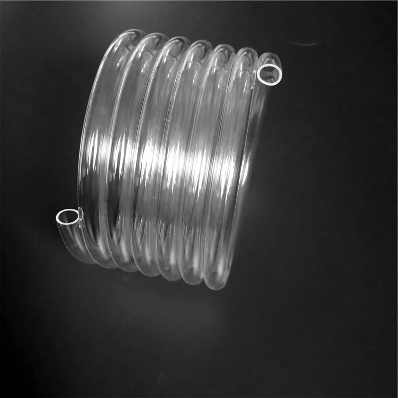 6.75 Coils Clear Spiral Helical Quartz Glass Tube For Muffle Furnace ...