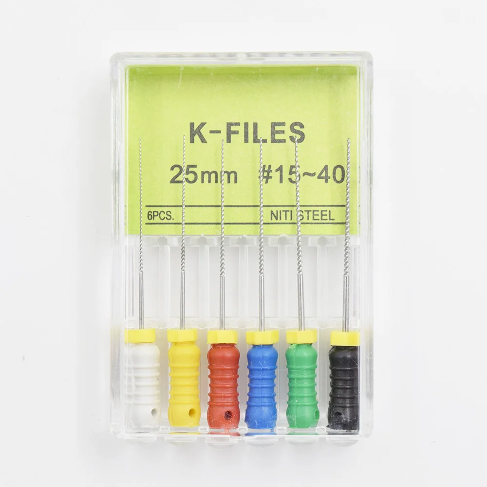 10 boxes dental NITI K files root canal endo files dental hand files ...
