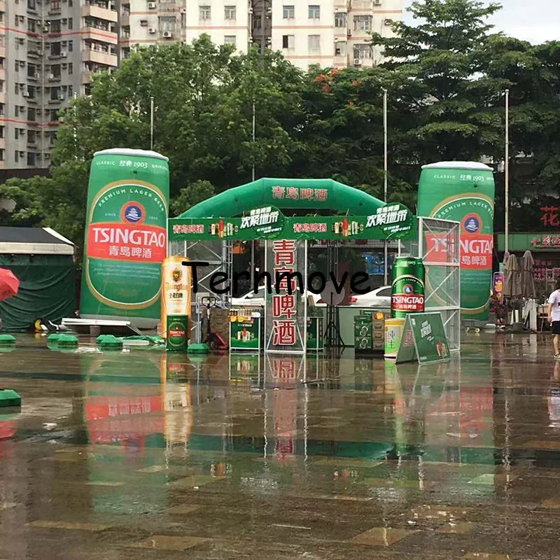 Advertising Inflatable Burgundy Wine Bottle Arch For Trade Show And ...