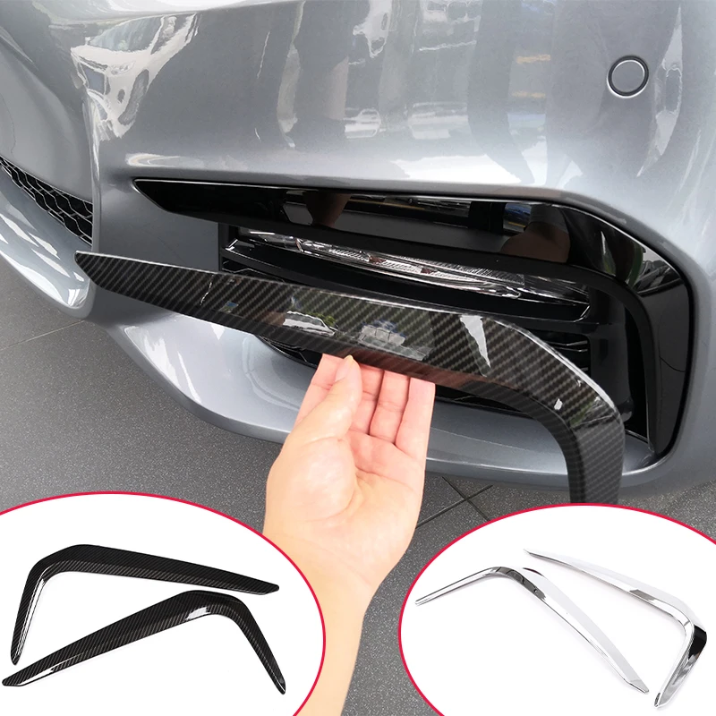 Car Front Fog Lamp Trim For Bmw 5 Series 2018-20 Front Fog Lights Lamp ...