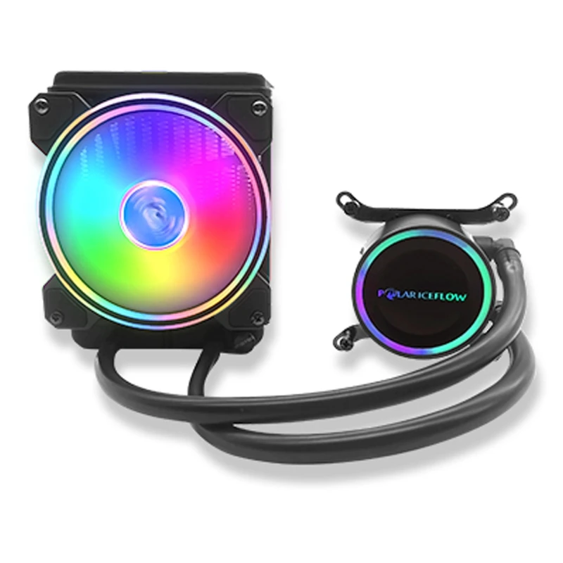 Cooler para processador pc, 120mm, resfriamento a água líquida, rgb ...