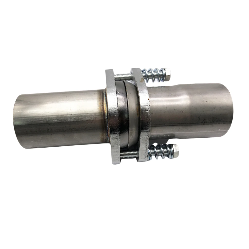 2.5" OD ID StainlessSteel Exhaust Spherical Joint Spring Bolt Flange 2 ...