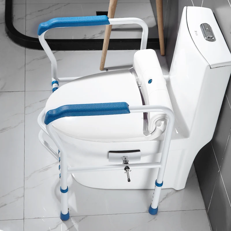 Adjustable Height Toilet Safety Rails Medical Commode Toilet Chair for ...