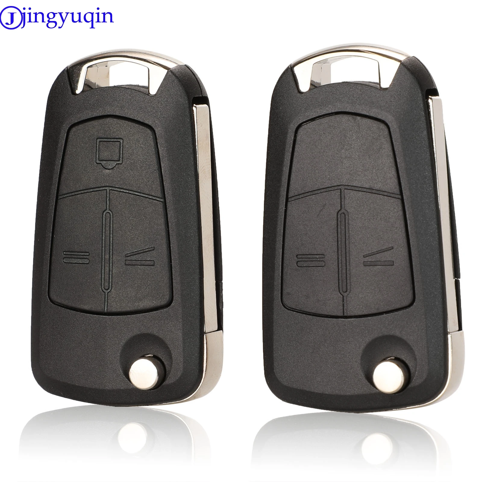 Jingyuqin Flip Key Shell For Opel Astra H Corsa D Vectra C Zafira 2/3 ...