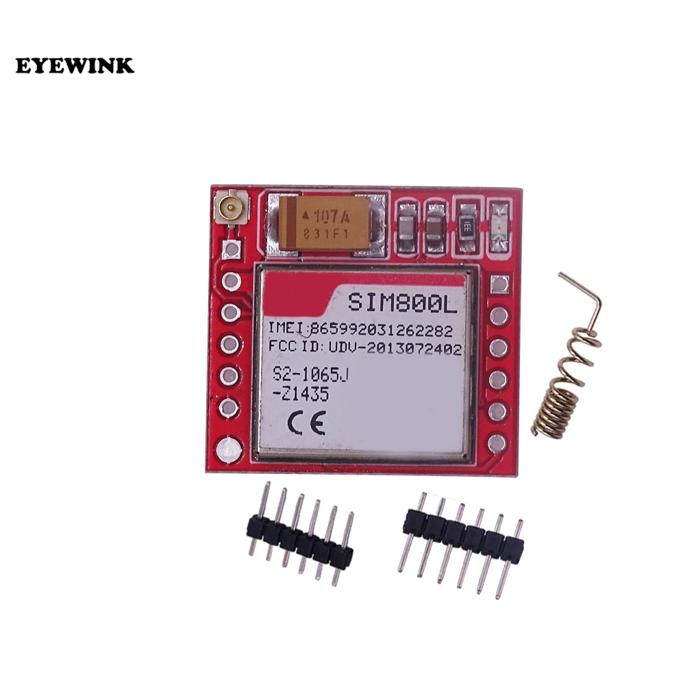 10PCS Smallest SIM800L GPRS GSM Module MicroSIM Card Core BOard Quad ...