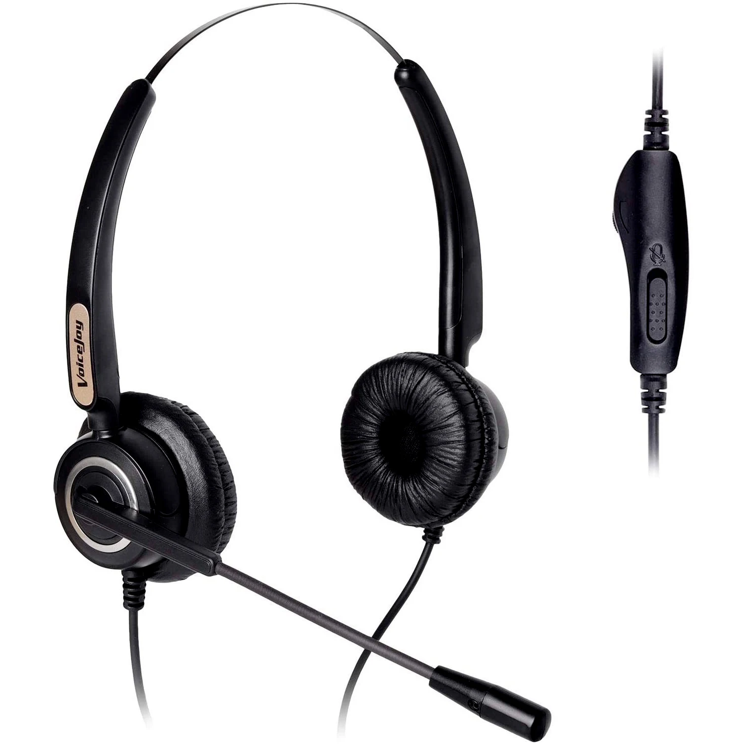 Binaural Headset With Mic For Call Center Telephone Headset For Avaya ...