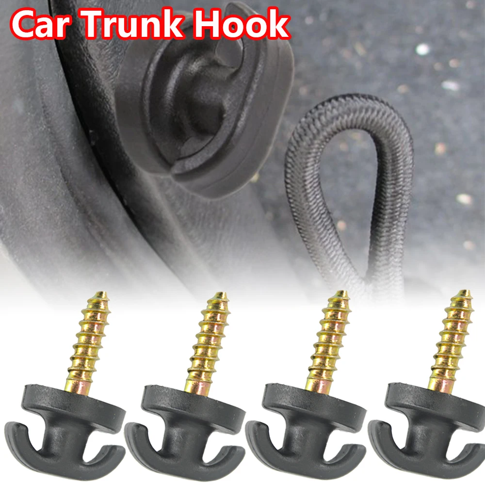 4pcs Screw Hook Universal Car Rear Trunk Auto Tie Down Envelope Cargo ...