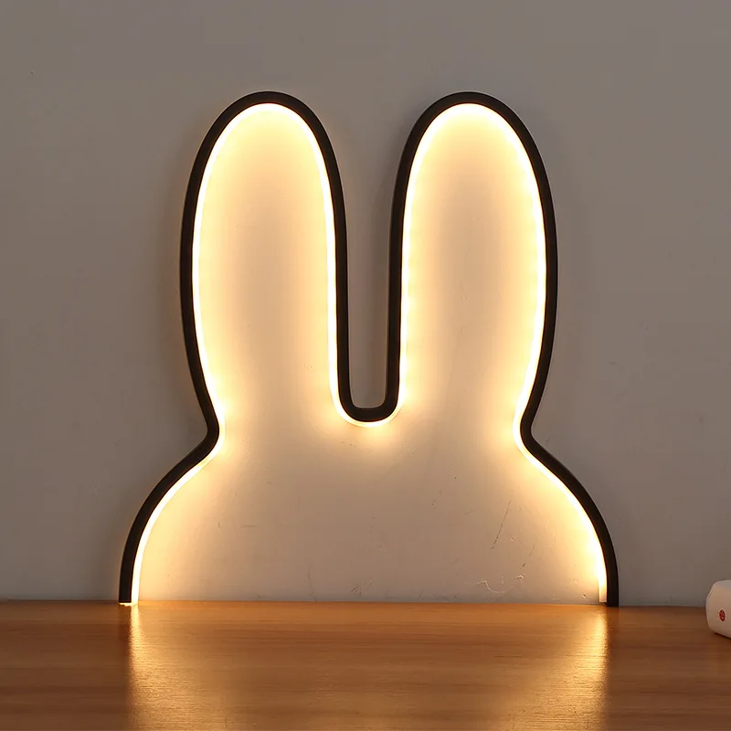 Rabbit-Night-Lights-USB-Powered-LED-Lamp-Cute-Animal-LED-Night-Lamp ...