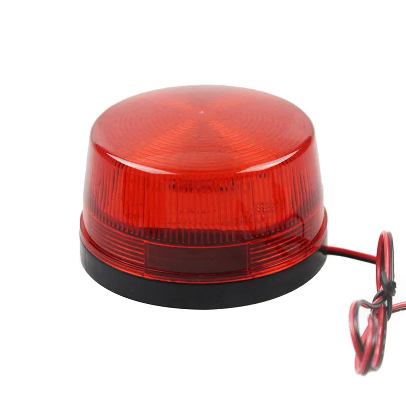 Diysecur 12v Security Alarm Strobe Signal Warning Siren Red Led Lamp ...