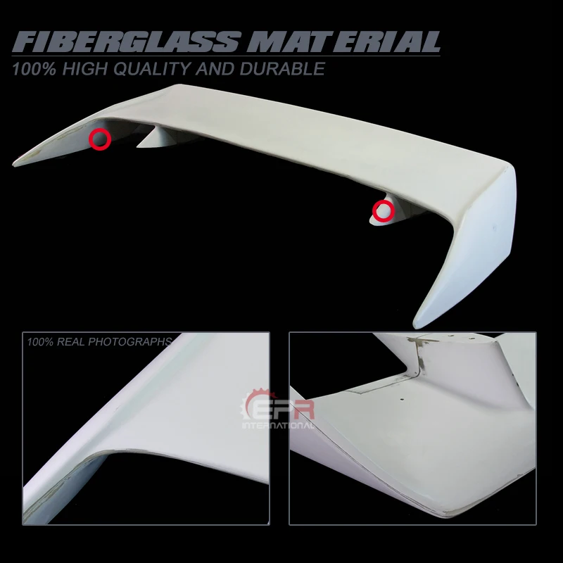 FRP Wing Trim For Nissan 180SX S13 S14 S14A 326Power Glass Fiber Rear ...