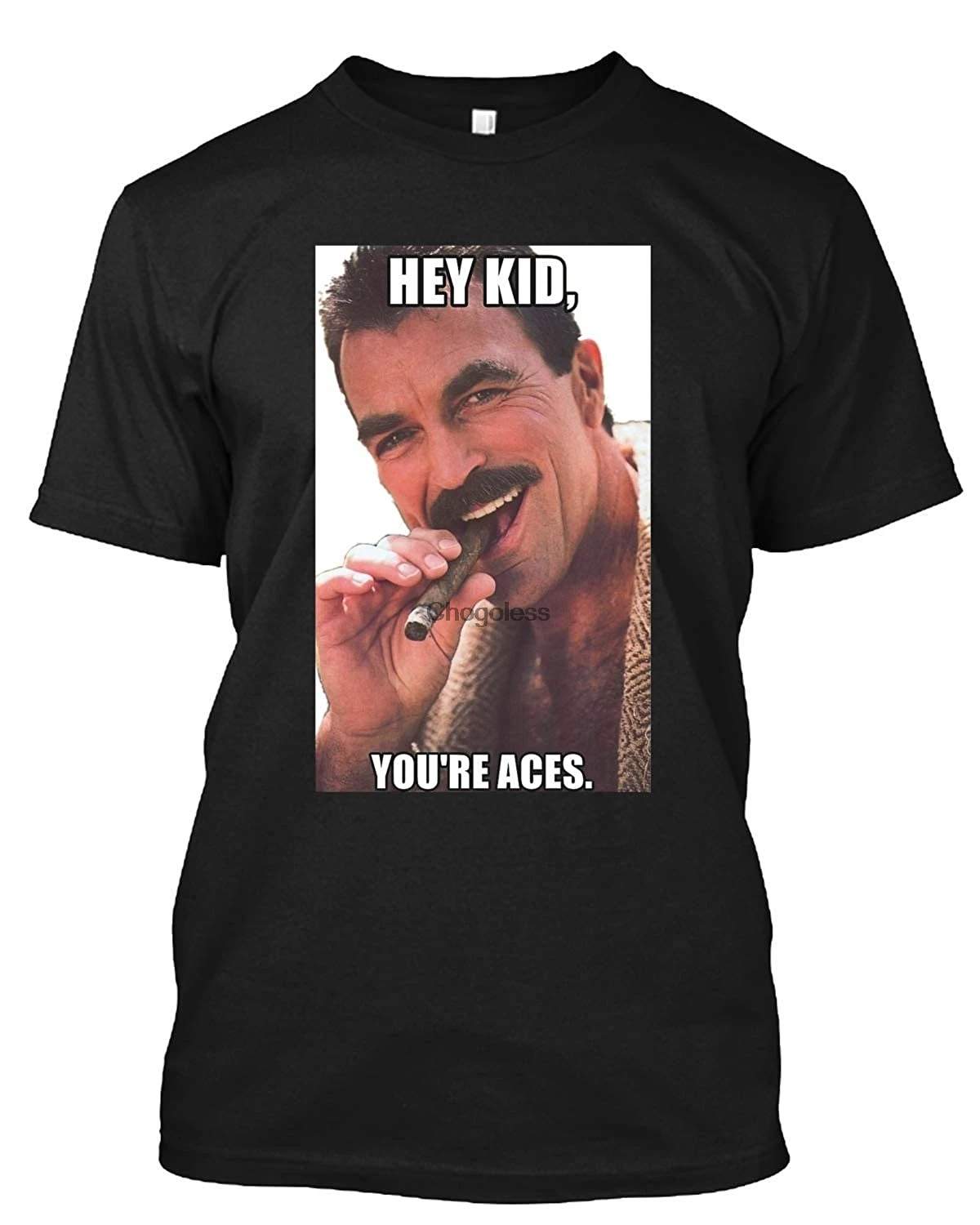 Tom-Selleck-Moustache-Cigar-Smile-Aces-Funny-Meme-Movie-Cinema-Film-T ...