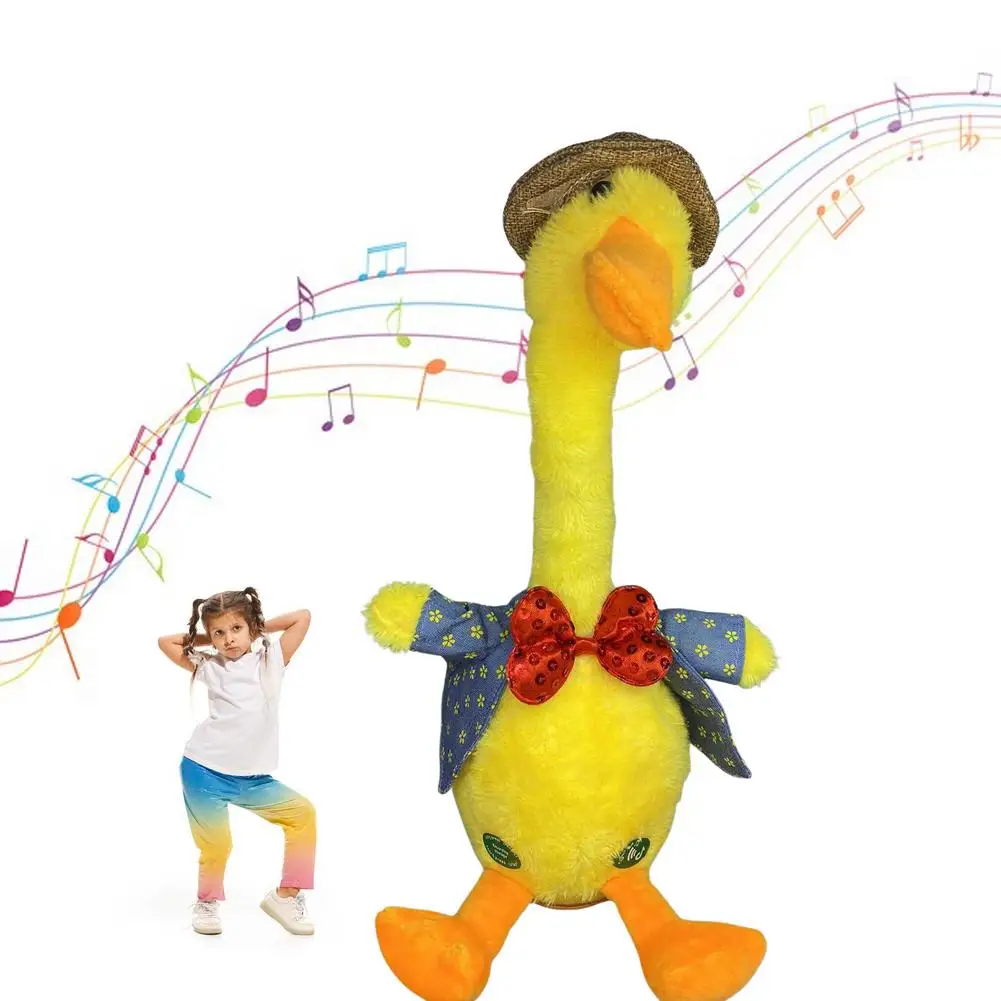 Dancing-Talking-Toy-Funny-Singing-Duck-Toy-With-120-Songs-Interactive ...