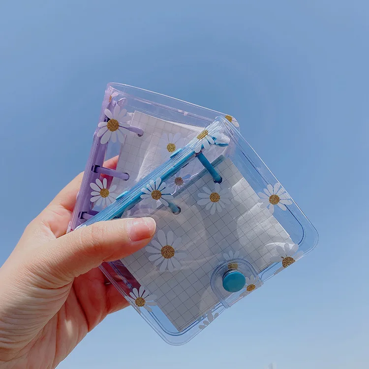 CARNET DE NOTES,pink with inner--Mini classeur à anneaux avec ...