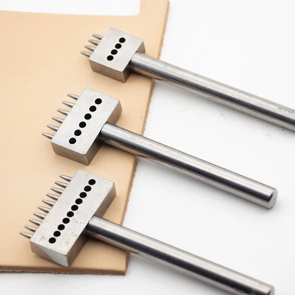 Round-Row-Punch-stitched-leather-tools-punching-porous-spacing-4mm-5mm ...
