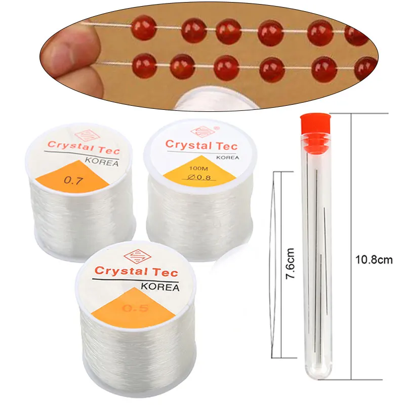 100meters-Strong-Elastic-Beading-Cord-Thread-For-Bracelet-0-5-0-6-0-7-0 ...