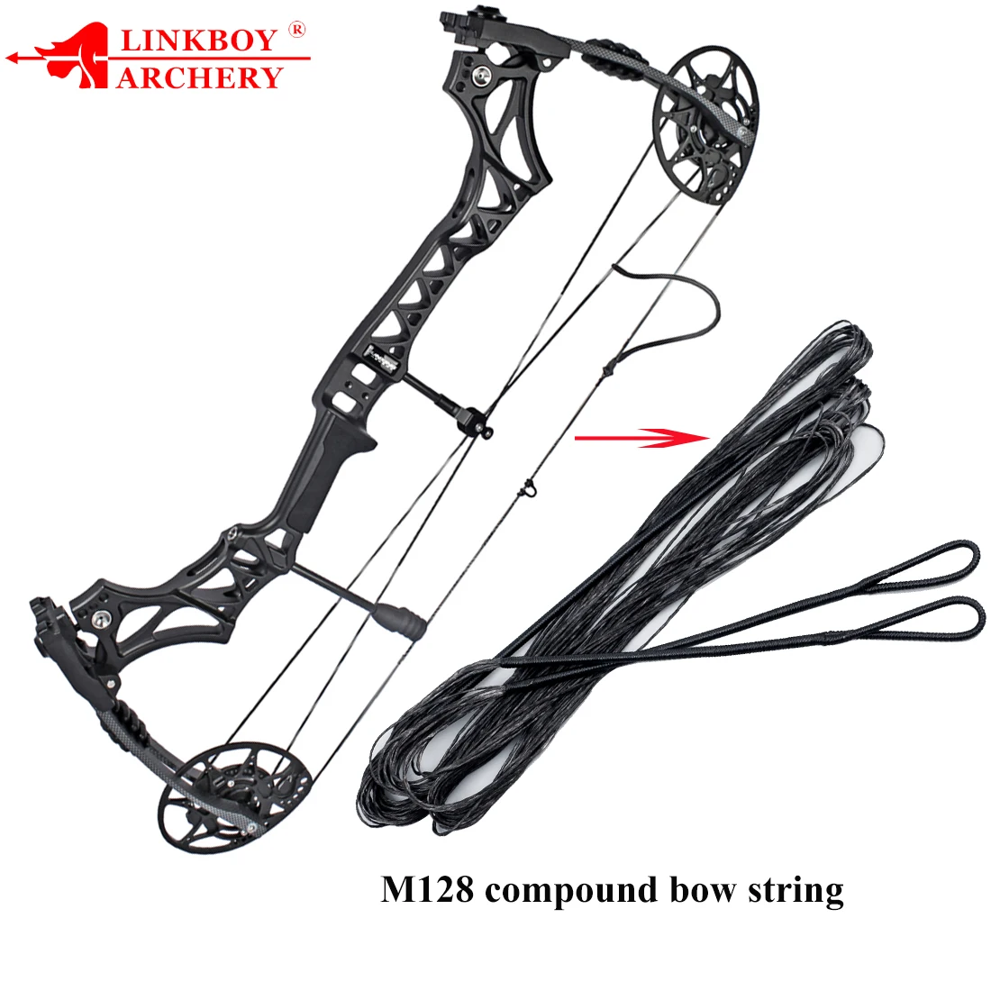 Linkboy-Archery-Pure-Carbon-Bow-Compound-Bow-Accessories-Hunting-M128 ...
