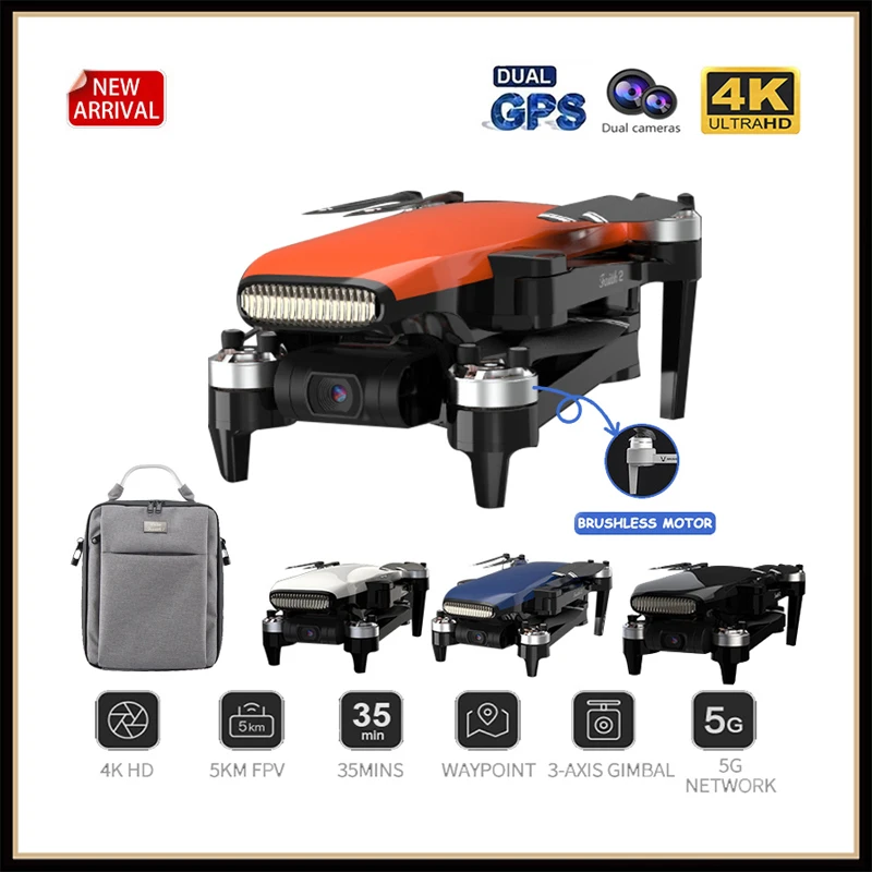 Cfly Faith 2 GPS Drone 4K Sony Camera 3 Axis Gimbal 5KM FPV Distance ...