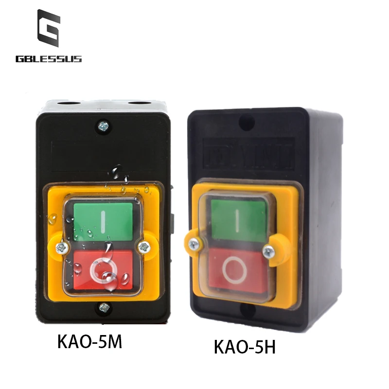Tapping-Machine-Switch-220V-380V-Waterproof-Button-KAO-5M-Bench ...