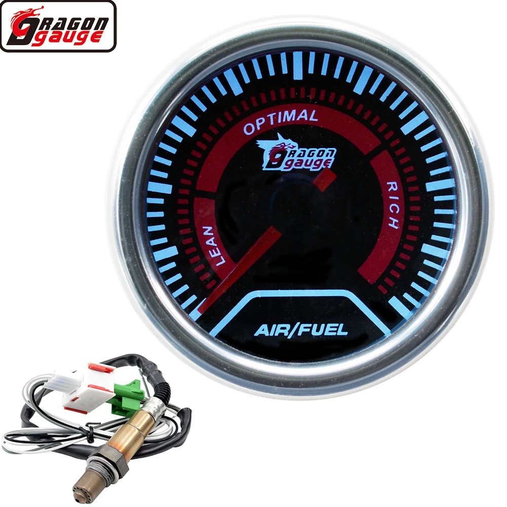 Dragon-Universal-52mm-Air-Fuel-Ratio-Car-LED-Gauge-Electtro-Luminescent ...