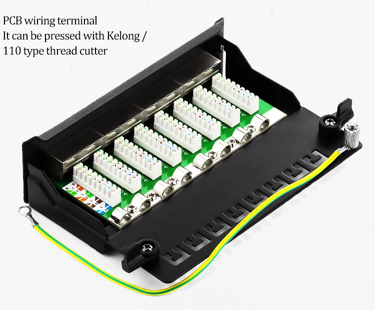 Купить Патч-панель Linkwylan Mini Desktop CAT6A CAT6 8 12 Port Patch ...