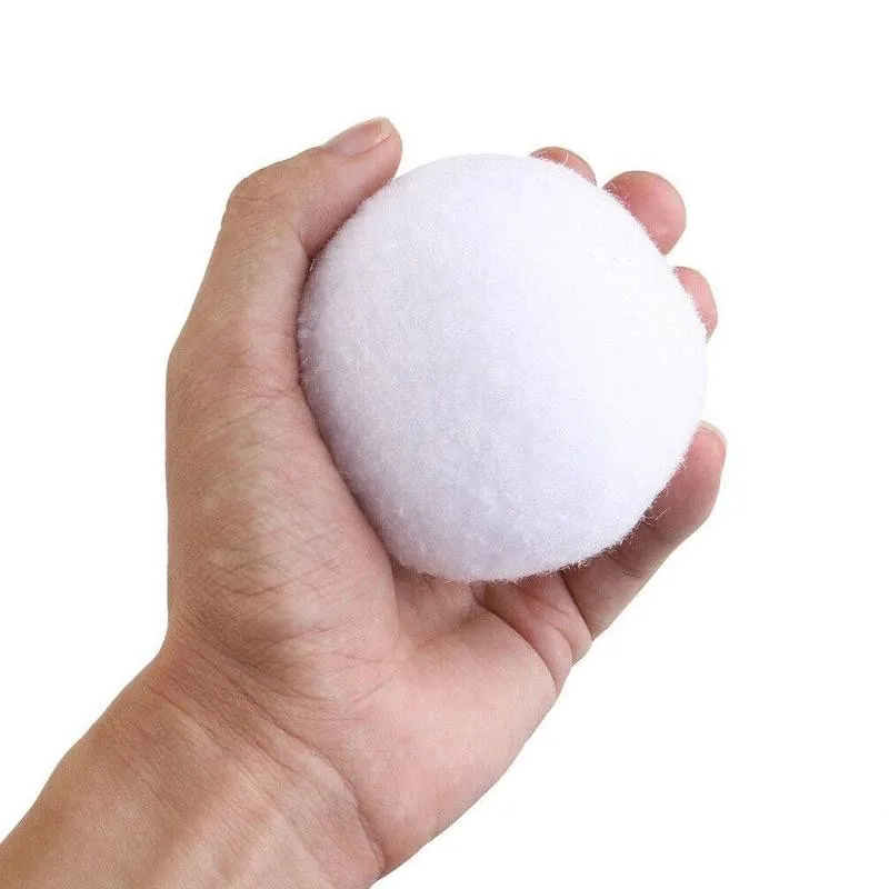 10pcs 7cm Fake Snowballs Indoor Realistic Snowball Toys For Fight Game ...