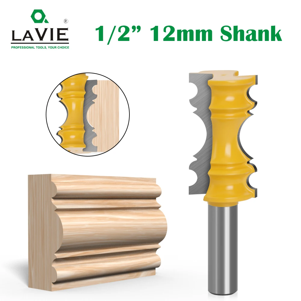 LAVIE-1pc-12mm-1-2-Shank-Large-Elaborrate-Chair-Rail-Molding-Crown ...