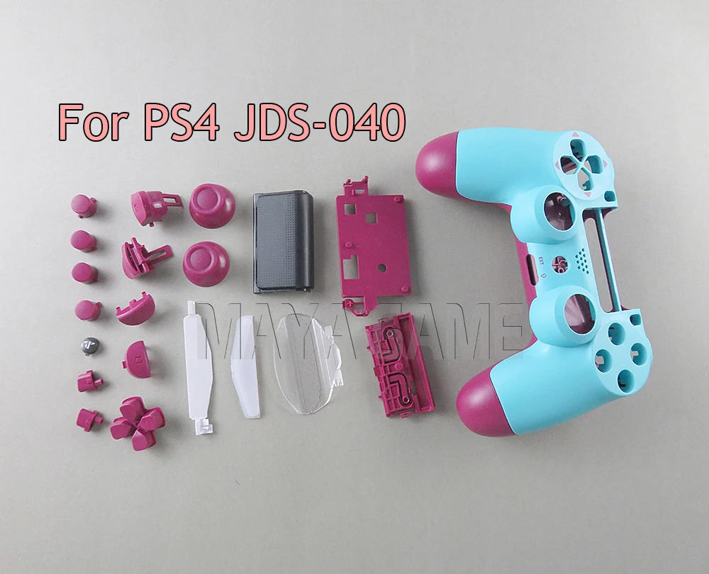 FOR PS4 PRO 4.0 JDM 040 JDS040 Controller Full Set Housing Case Shell ...