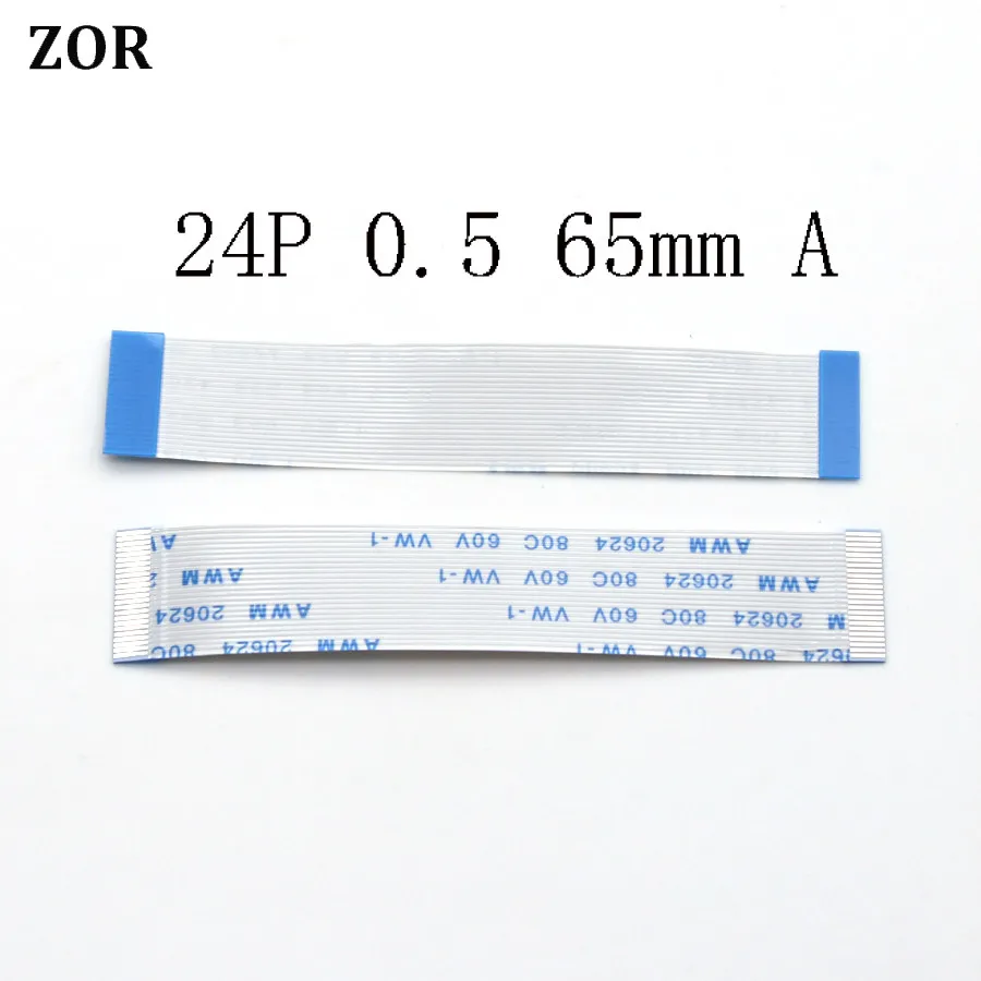 5pcs Ffc Fpc 24pin Flat Flexible Cable 0.5mm Pitch 24 Pin Forward ...