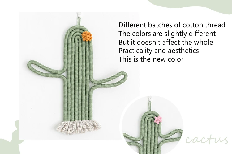 Cactus Macrame Wall Hanging | Macrame-design.com