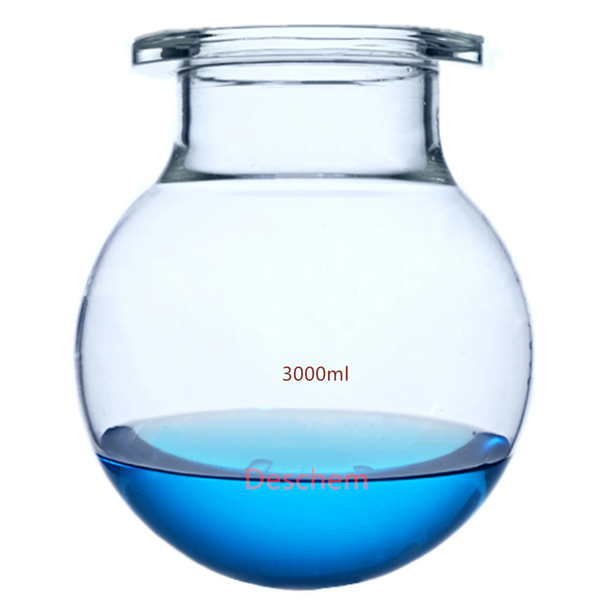 3000ml Glass Reactor Flask Flange Od=150mm 3 Litre Reaction Bottle Lab ...
