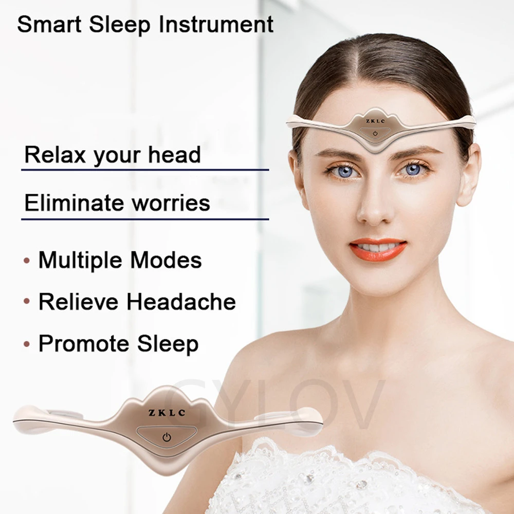 Queen Crown Smart Sleep Instrument Sleeping Aid Electric Head Massager ...