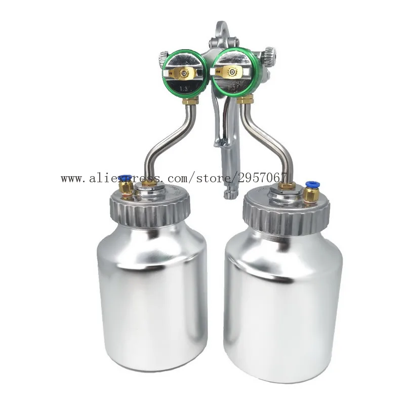 Double-nozzle-spray-gun-1-3mm-nano-chrome-painting-high-pressure-mirror ...