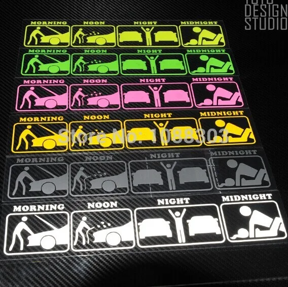 Midnight Mobbin vinyl decal car window Midnight Moon aesthetic JDM ...