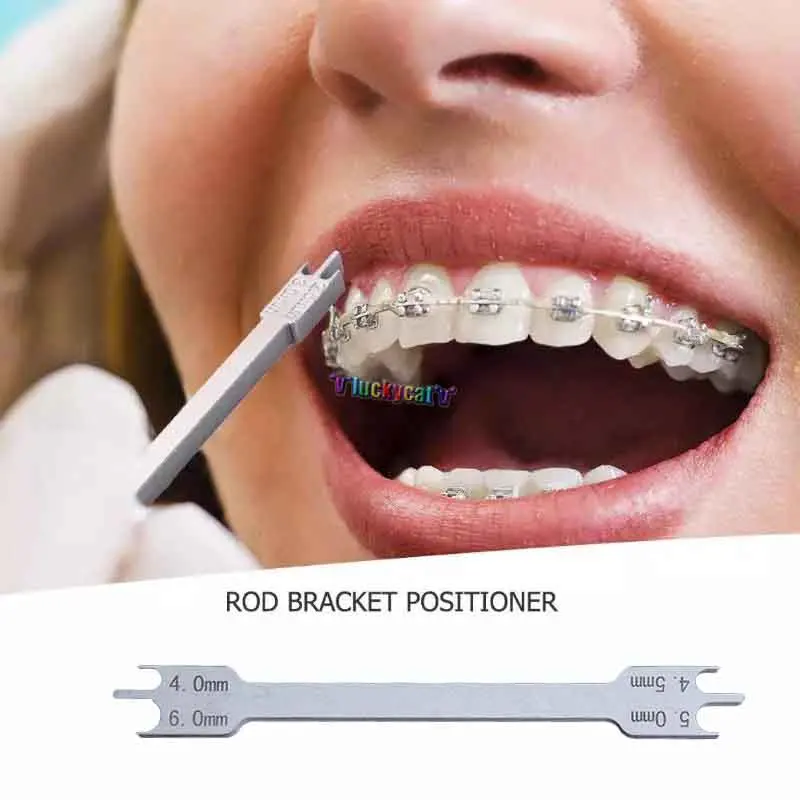 Dental Brackets Gauge Locator Stainless Steel Rod Dental Orthodontic ...