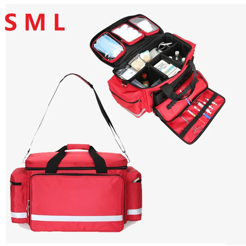 Outdoor-First-Aid-Medical-Bag-Isolation-Multi-pockets-Large-Storage ...