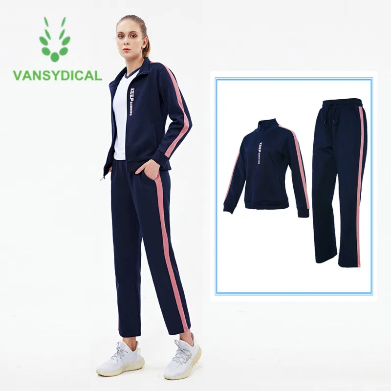 Brand Autumn Winter Women Sports Suit Running Sportswear Set Gym Jacket ...